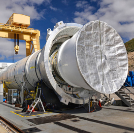 Orbital ATK Supports NASA Operation to Test SLS Booster Capacity at ...