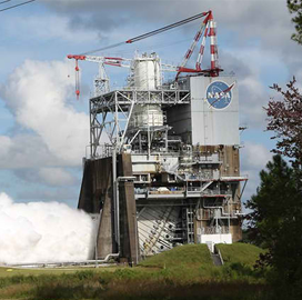 Aerojet Rocketdyne Tests SLS Engine at NASA Stennis Space Center ...