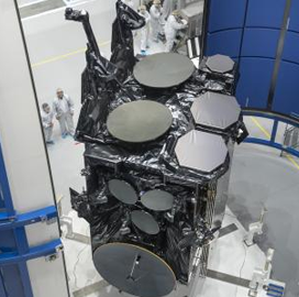 Lockheed Completes AEHF-4 Comms Satellite Encapsulation; Mike Cacheiro ...