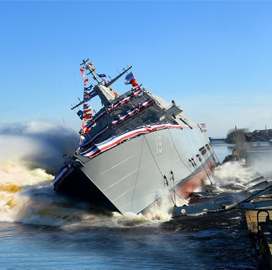 Lockheed-Led Shipbuilding Team Launches Navy's 19th LCS; Joe DePietro ...