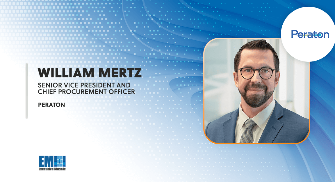 Peraton Welcomes William Mertz as SVP and Chief Procurement Officer ...
