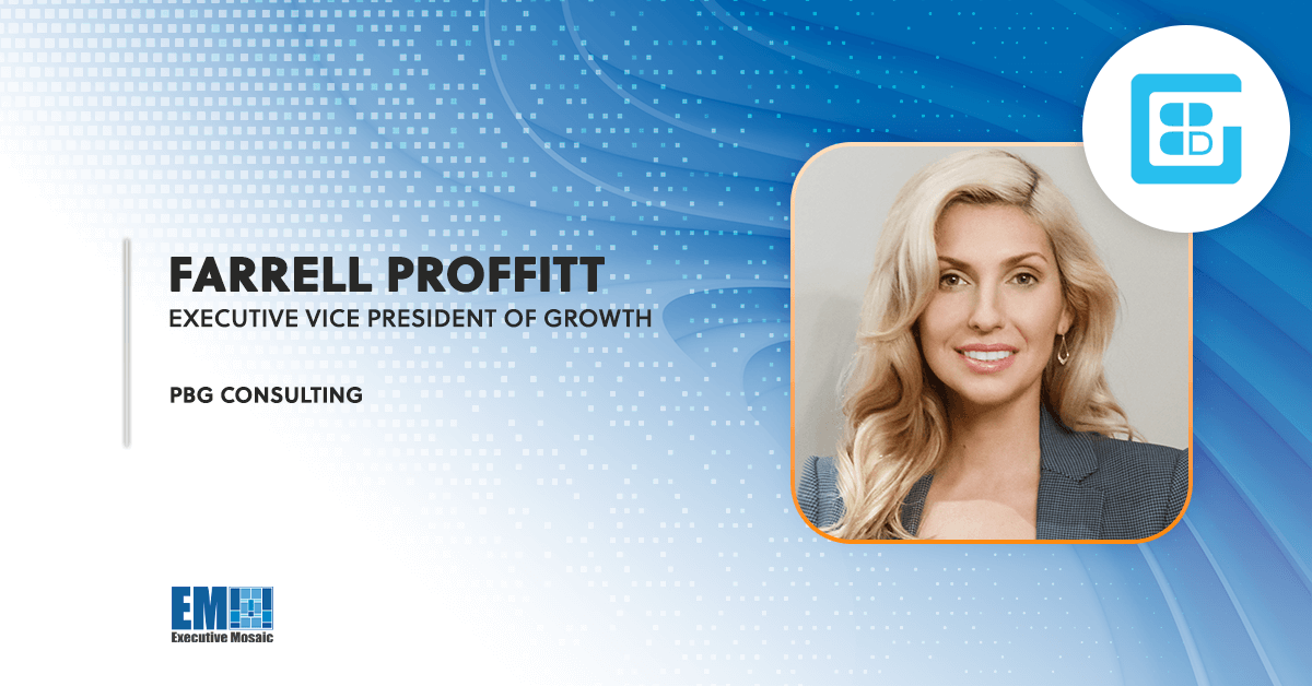 Farrell Proffitt Appointed Growth EVP at PBG Consulting – ExecutiveBiz