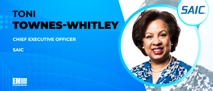 Toni Townes-Whitley Takes Helm as CEO of SAIC – ExecutiveBiz