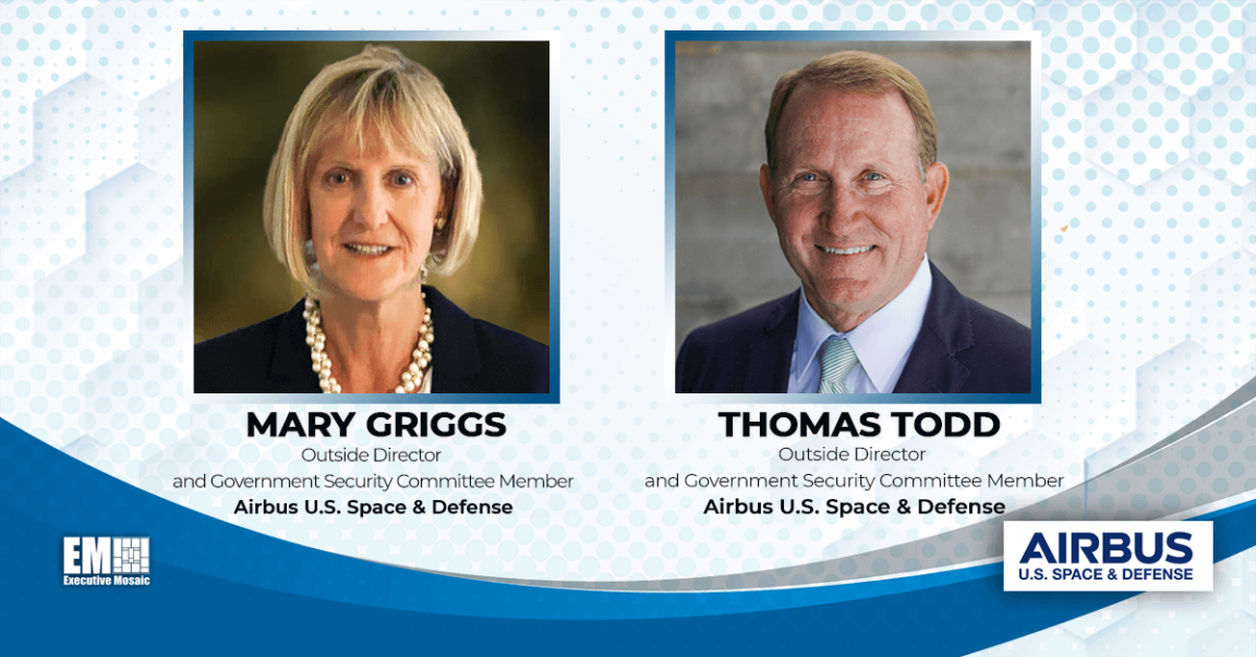 Mary Griggs, Thomas Todd Named to Airbus US Space & Defense Board ...