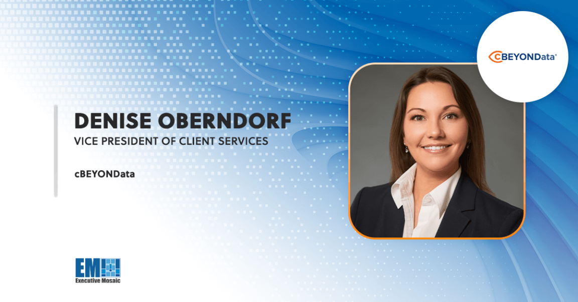 Former Capgemini Exec Denise Oberndorf Joins cBEYONData as Client Services VP; Dyson Richards ...