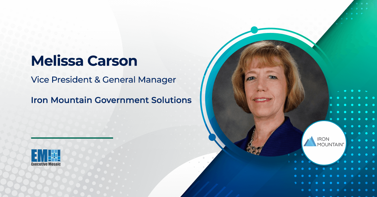 Iron Mountain Government Solutions’ Melissa Carson on Cloud-Based ...