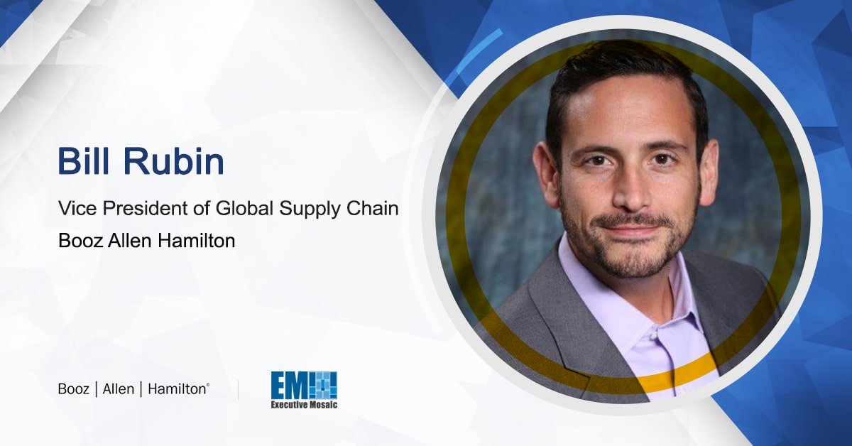 Bill Rubin Appointed Booz Allen Global Supply Chain VP – ExecutiveBiz