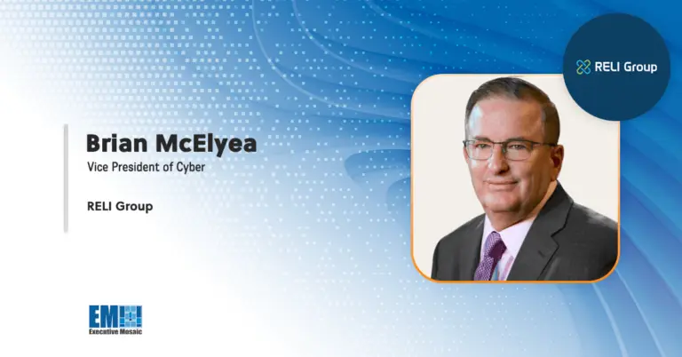 Brian McElyea Named RELI Group’s Cyber VP – ExecutiveBiz