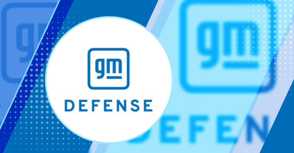GM Defense Supports Department of Defense Program to Evaluate ...