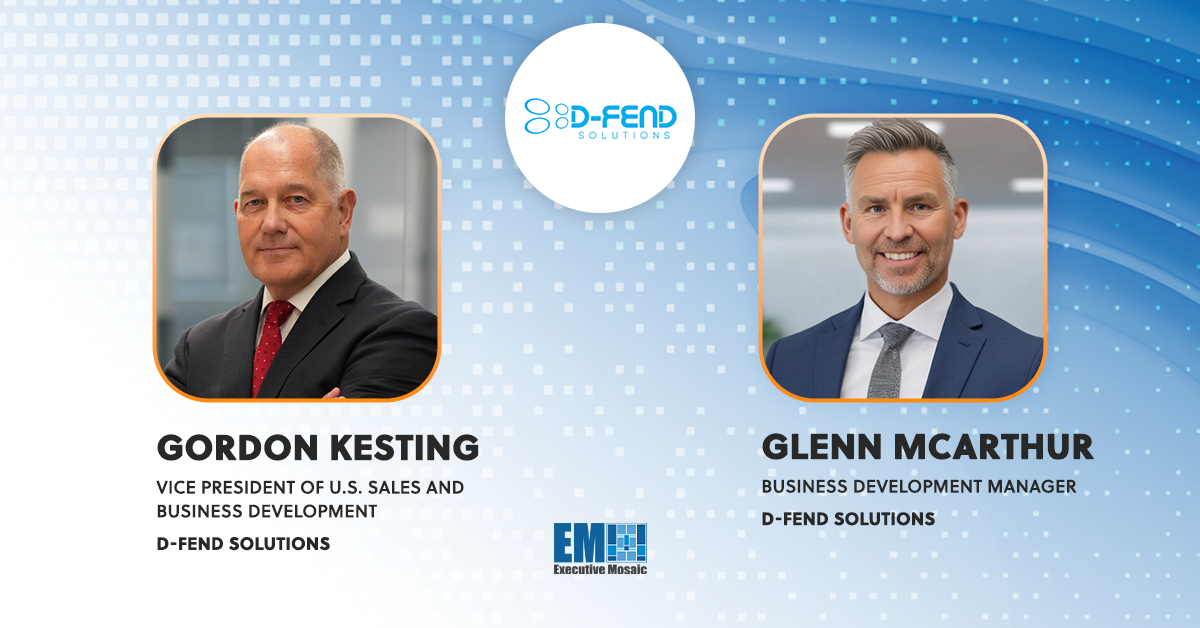 Gordon Kesting, Glenn McArthur Join D-Fend’s US Leadership Team ...