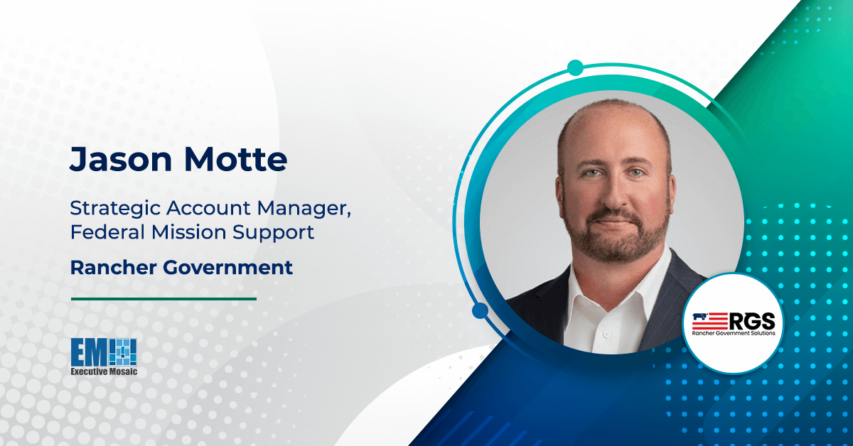 Jason Motte Named Strategic Account Manager of Federal Mission Support ...