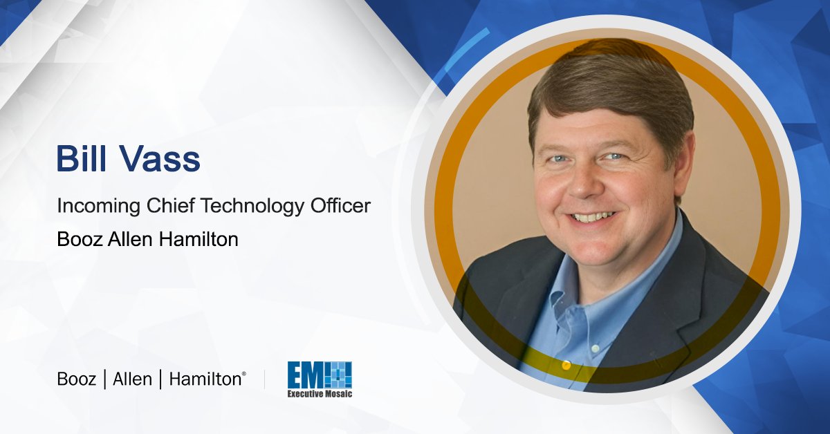 William Vass to Assume CTO Role at Booz Allen – ExecutiveBiz