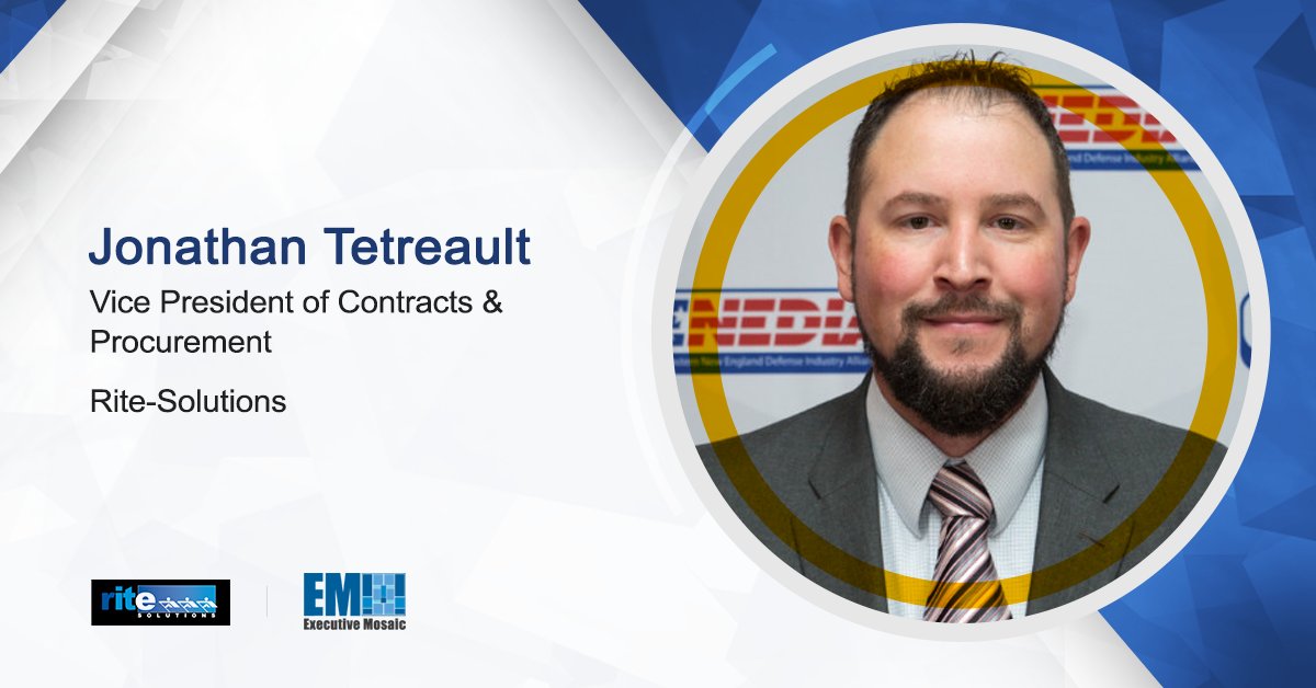 Jonathan Tetreault Appointed Rite-Solutions Vice President of Contracts ...