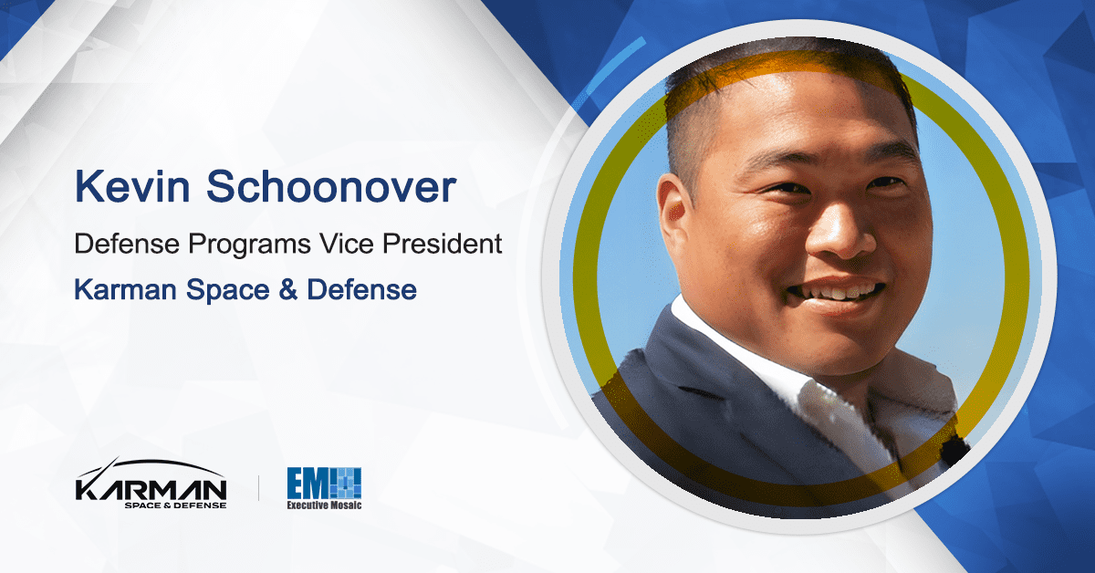 Kevin Schoonover Named Defense Programs VP at Karman Space and Defense ...