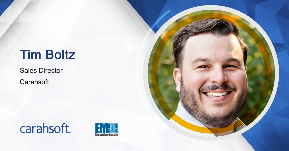 Carahsoft Healthcare Director Tim Boltz Discusses AI & Cybersecurity in ...