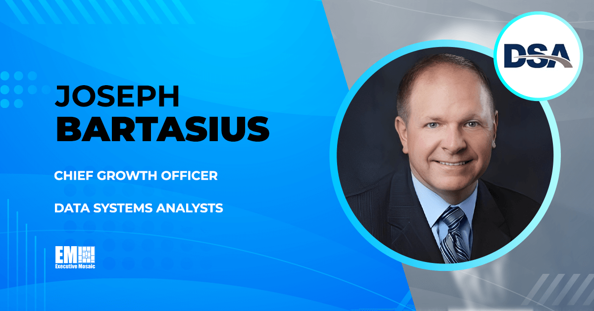 Joe Bartasius Named DSA Chief Growth Officer
